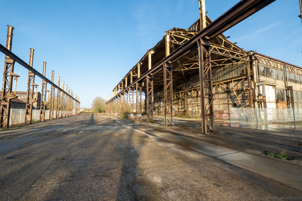 Usine d'agglomération de Rombas : vestiges aux portes de l'Orne